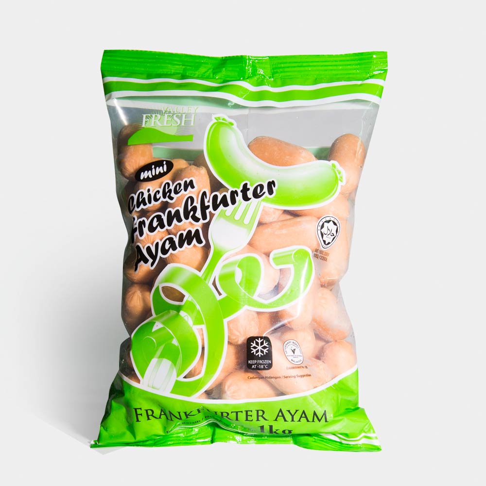 Mini-Chicken-Frankfurter-1kg - HLRB Processing Sdn bhd
